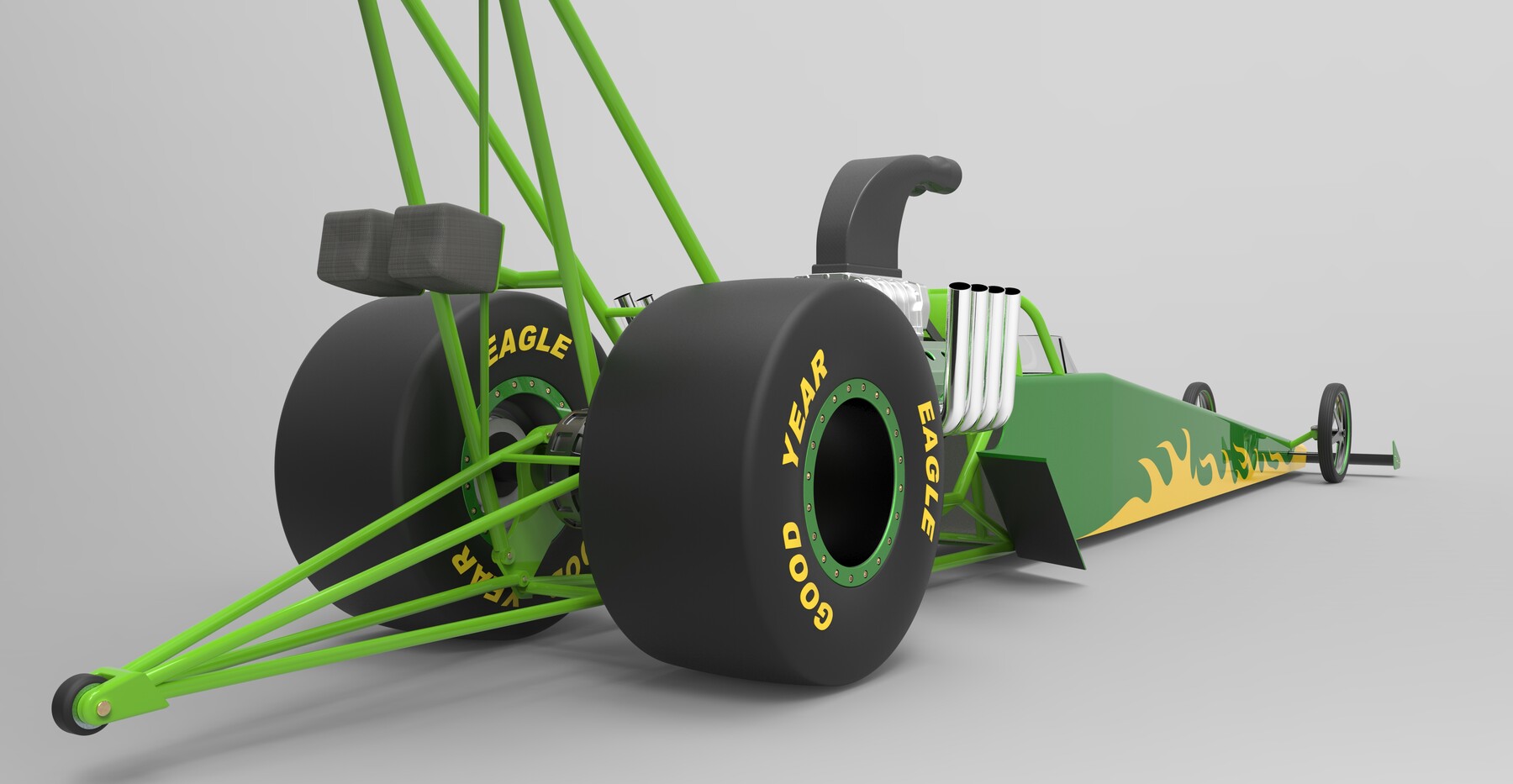ArtStation - Top fuel dragster | Resources