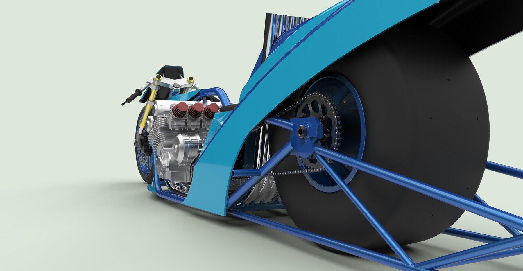 ArtStation - Top fuel bike dragster | Resources