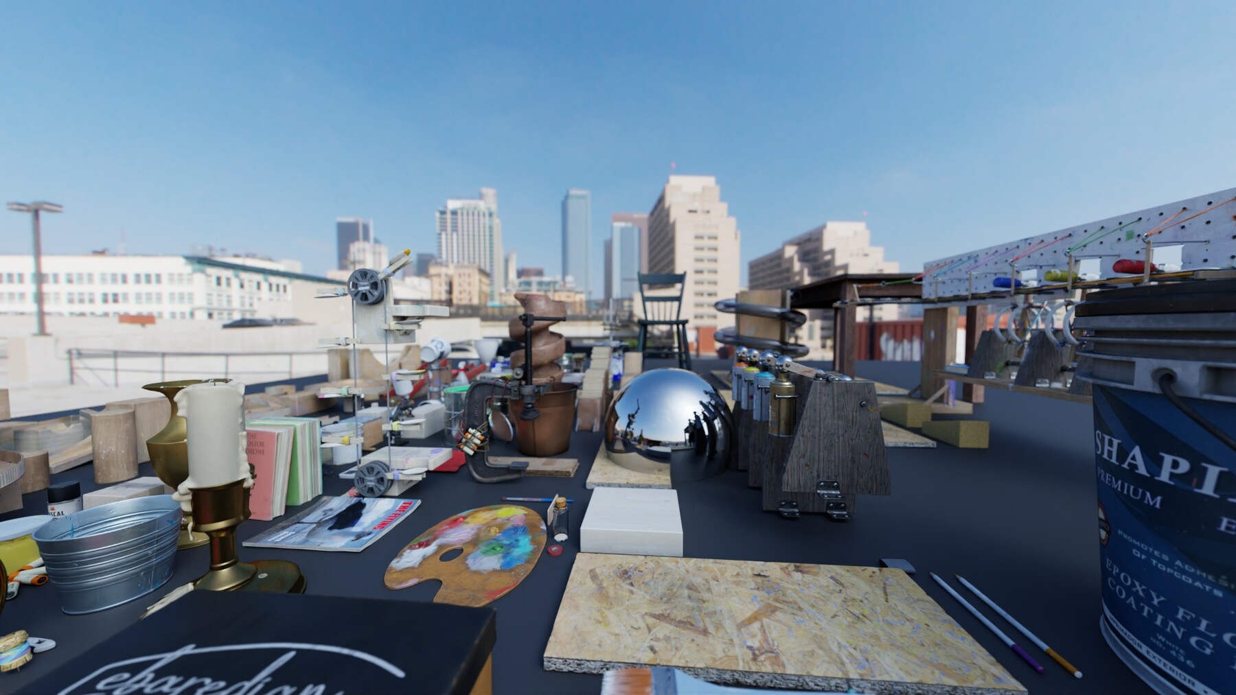 ArtStation - HDR 360 Panorama - DTLA - 22 United States Courthouse ...