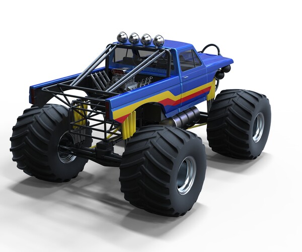 ArtStation - Monster truck | Resources