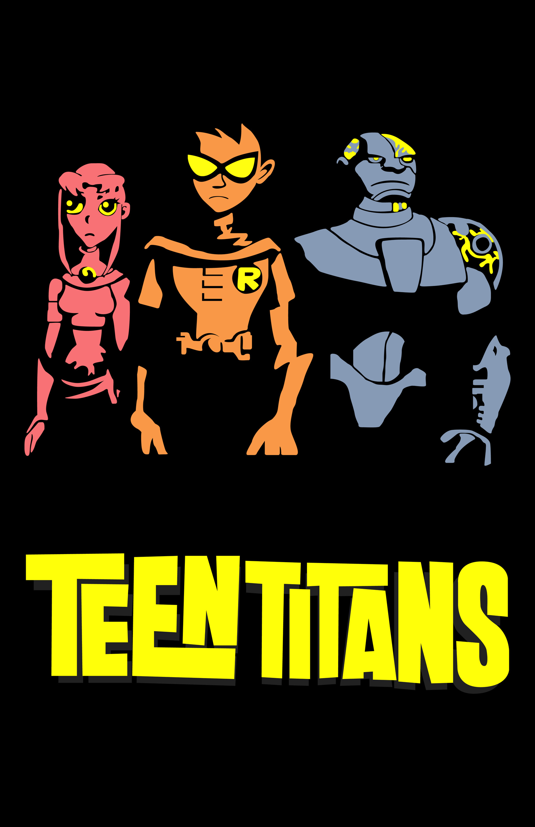ArtStation - Poster Teen Titans - Vector Illustration | Artworks