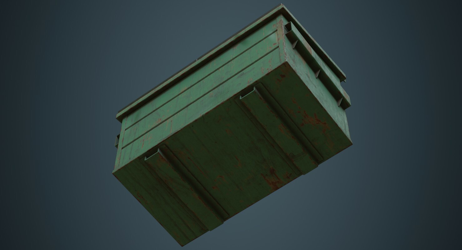 ArtStation - Dumpster 2B | Game Assets