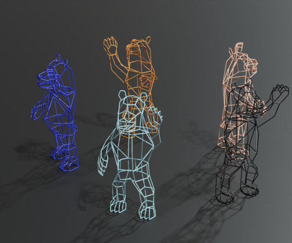 ArtStation - Marching Bear Object by Bend Goods | Resources