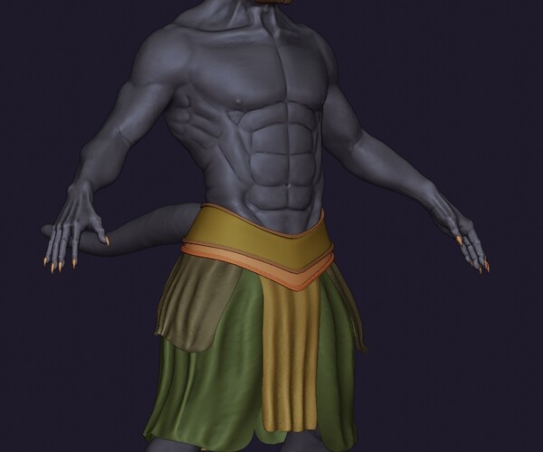 ArtStation - Wolf Man | Game Assets