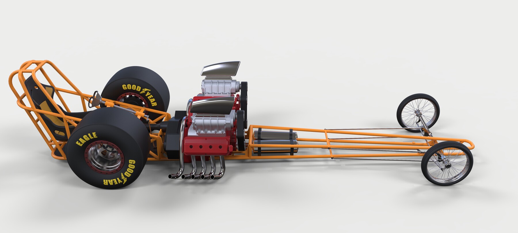 ArtStation - Twin-engined dragster | Resources