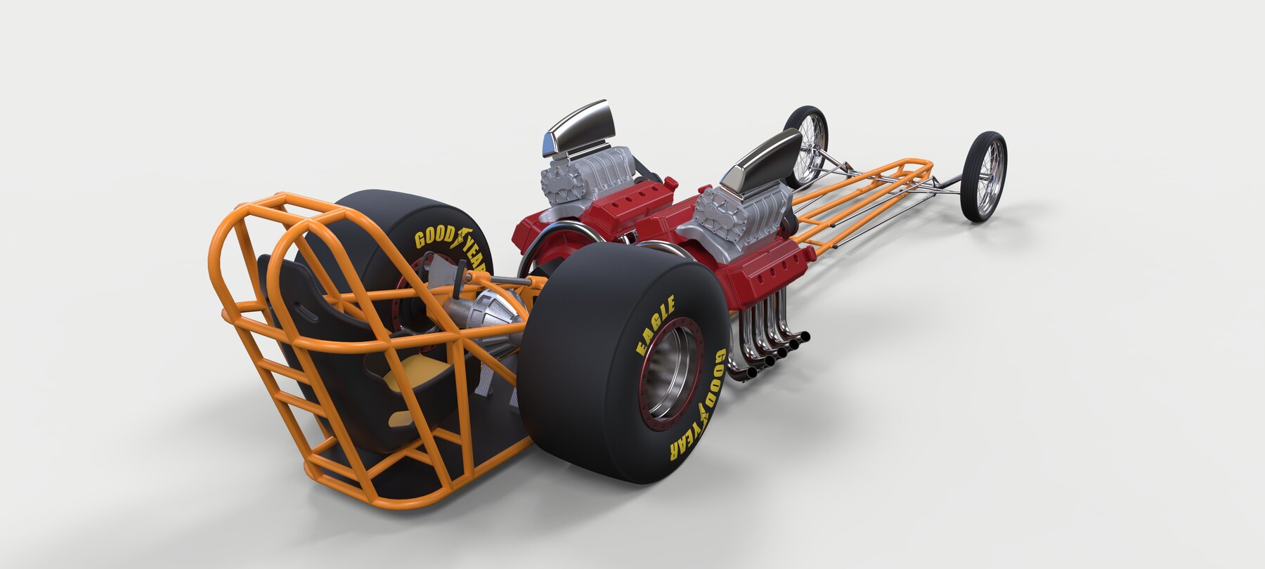 ArtStation - Twin-engined dragster | Resources