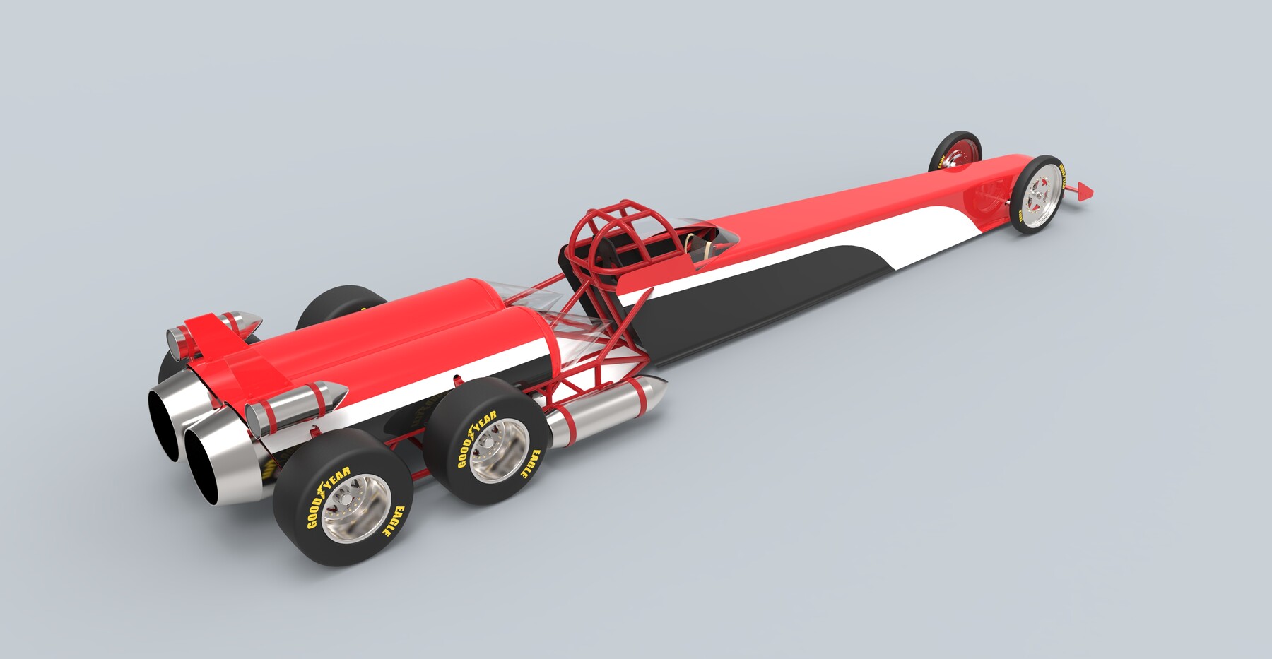 ArtStation - Twin-engined jet dragster | Resources