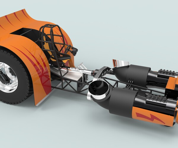 ArtStation - Jet pulling tractor | Resources