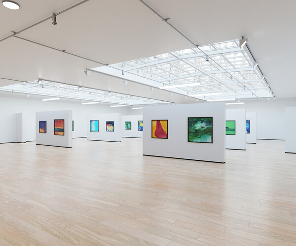 ArtStation - Art Museum Gallery Interior 4b | Resources