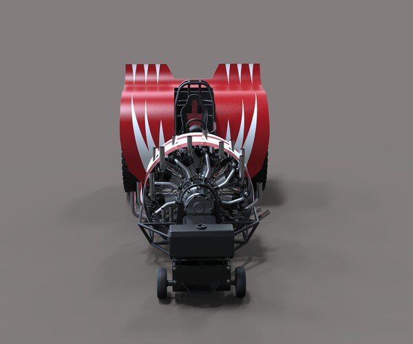 ArtStation - Pulling tractor with radial engine | Resources