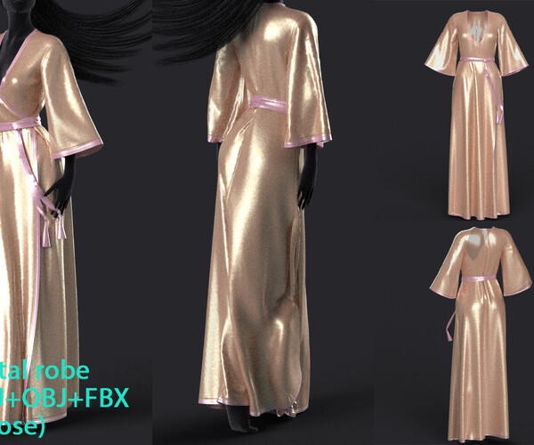 ArtStation - Digital robe /clo3d/marvelous designer | Resources