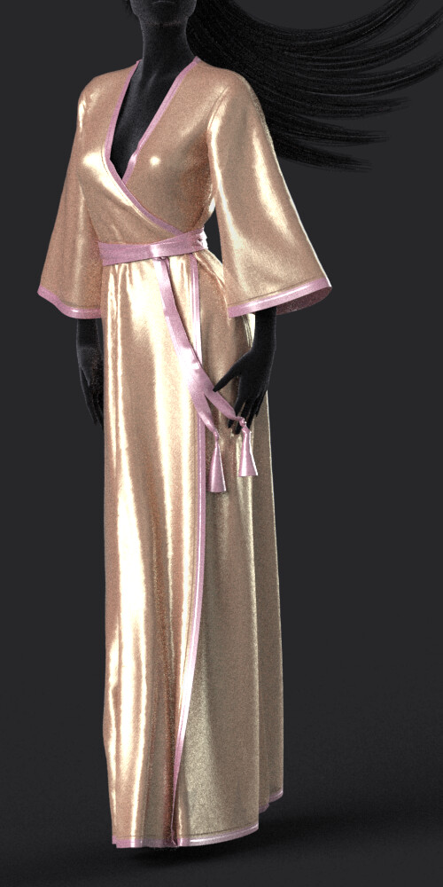 ArtStation - Digital robe /clo3d/marvelous designer | Resources