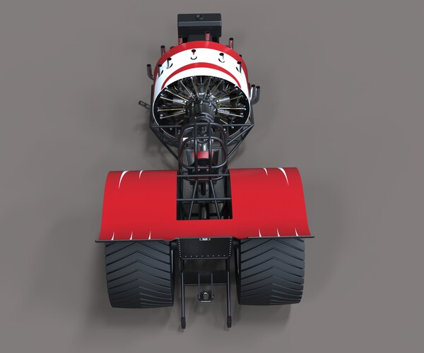 ArtStation - Pulling tractor with radial engine | Resources