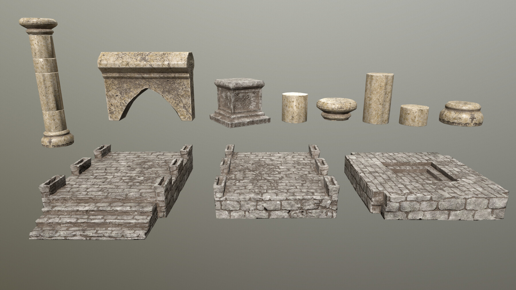 ArtStation - Altar Set | Game Assets