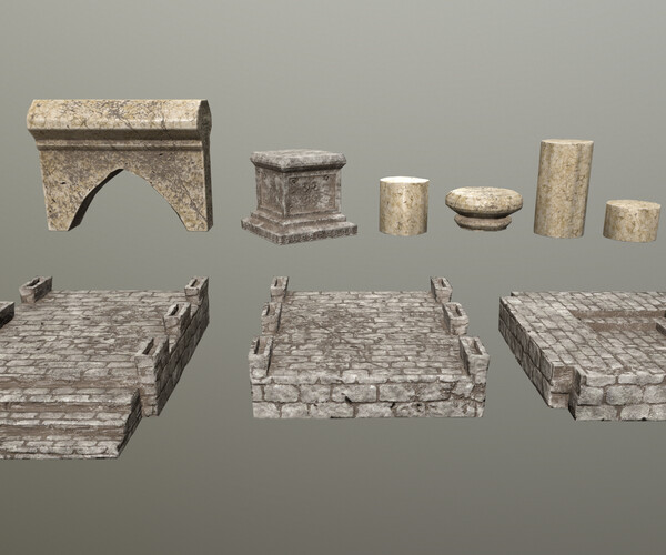 ArtStation - Altar Set | Game Assets