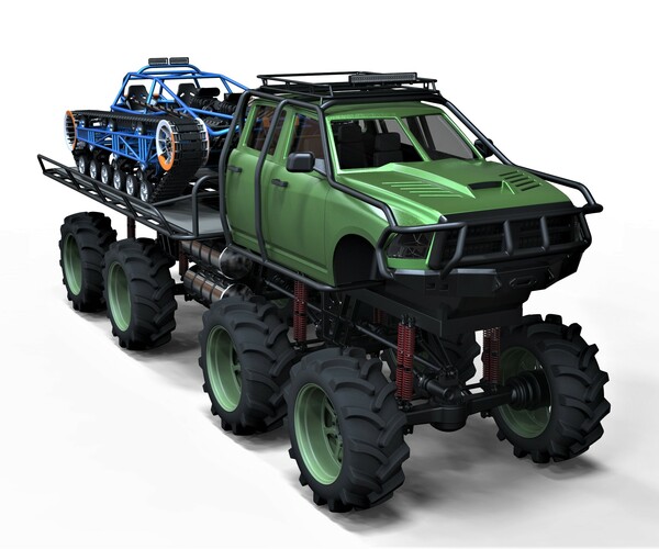 ArtStation - Super bogger with Concept tracked vehicle | Resources