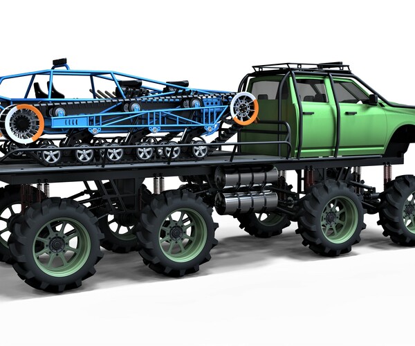 ArtStation - Super bogger with Concept tracked vehicle | Resources