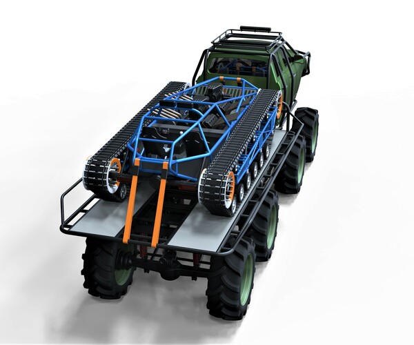 ArtStation - Super bogger with Concept tracked vehicle | Resources