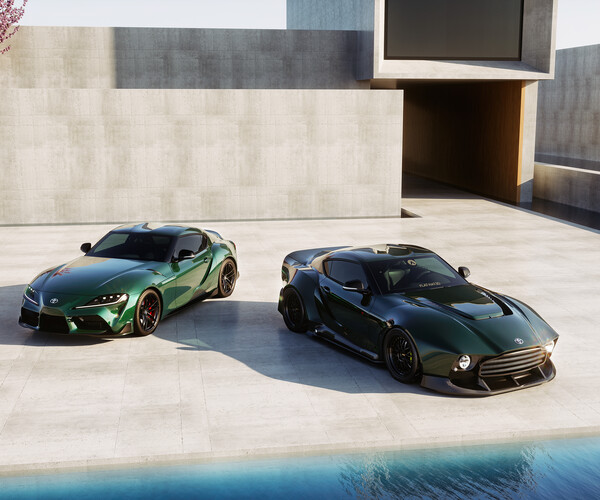 ArtStation - TOYOTA SUPRA VICTOR (30+ FINISHED RENDERINGS) | Artworks