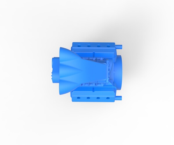 ArtStation - Diecast 3D printable V8 engine Scale 1:24 | Resources