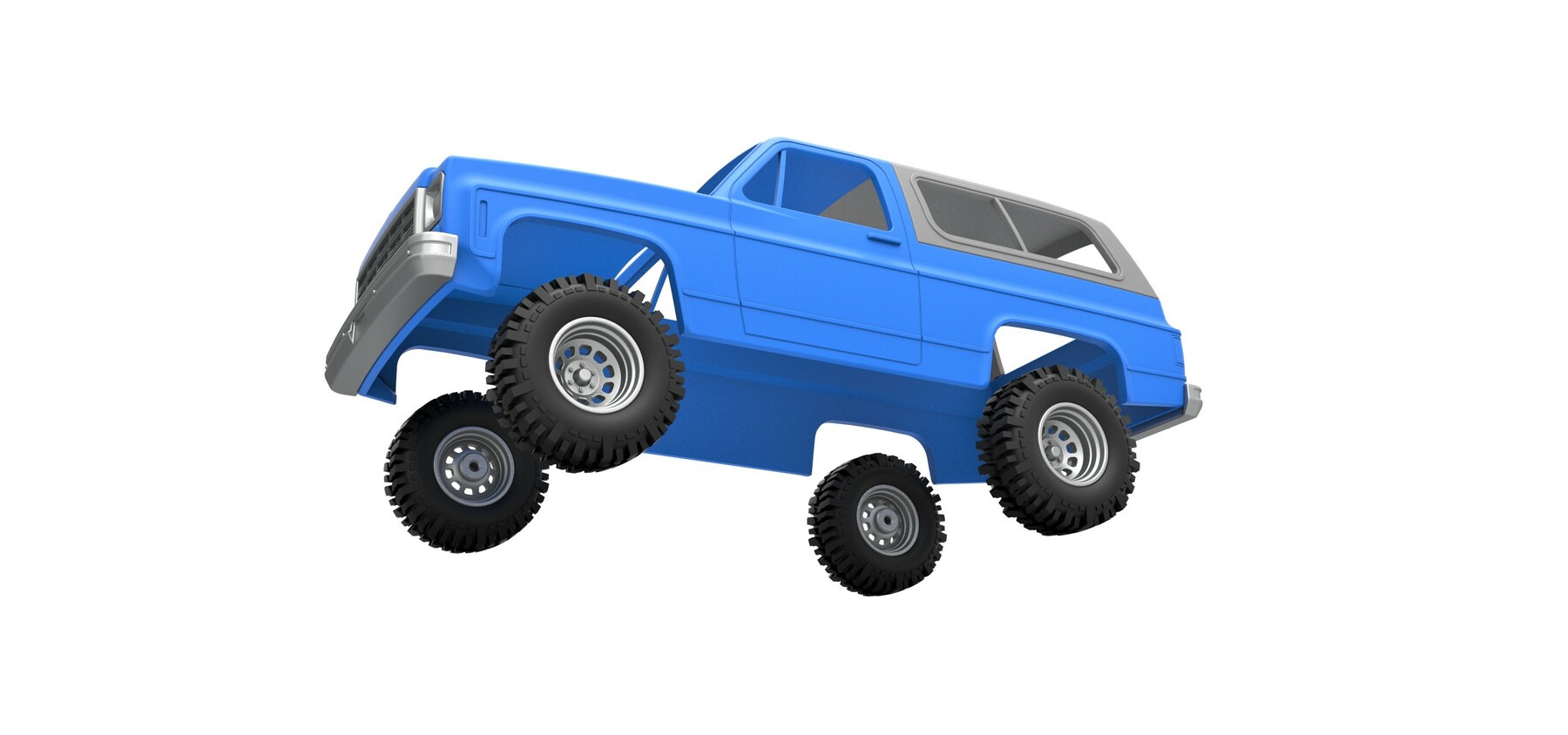 ArtStation - Diecast shell and wheels Chevrolet Blazer K5 1978 Scale 1: ...