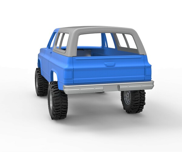 ArtStation - Diecast shell and wheels Chevrolet Blazer K5 1978 Scale 1: ...