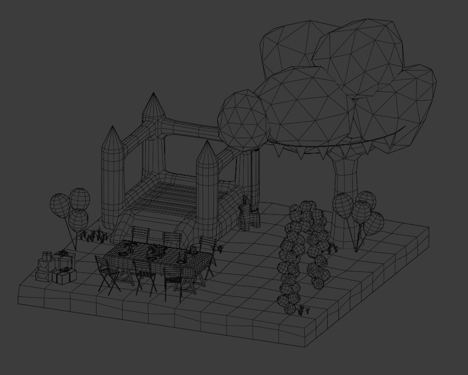 ArtStation - Birthday party | Game Assets