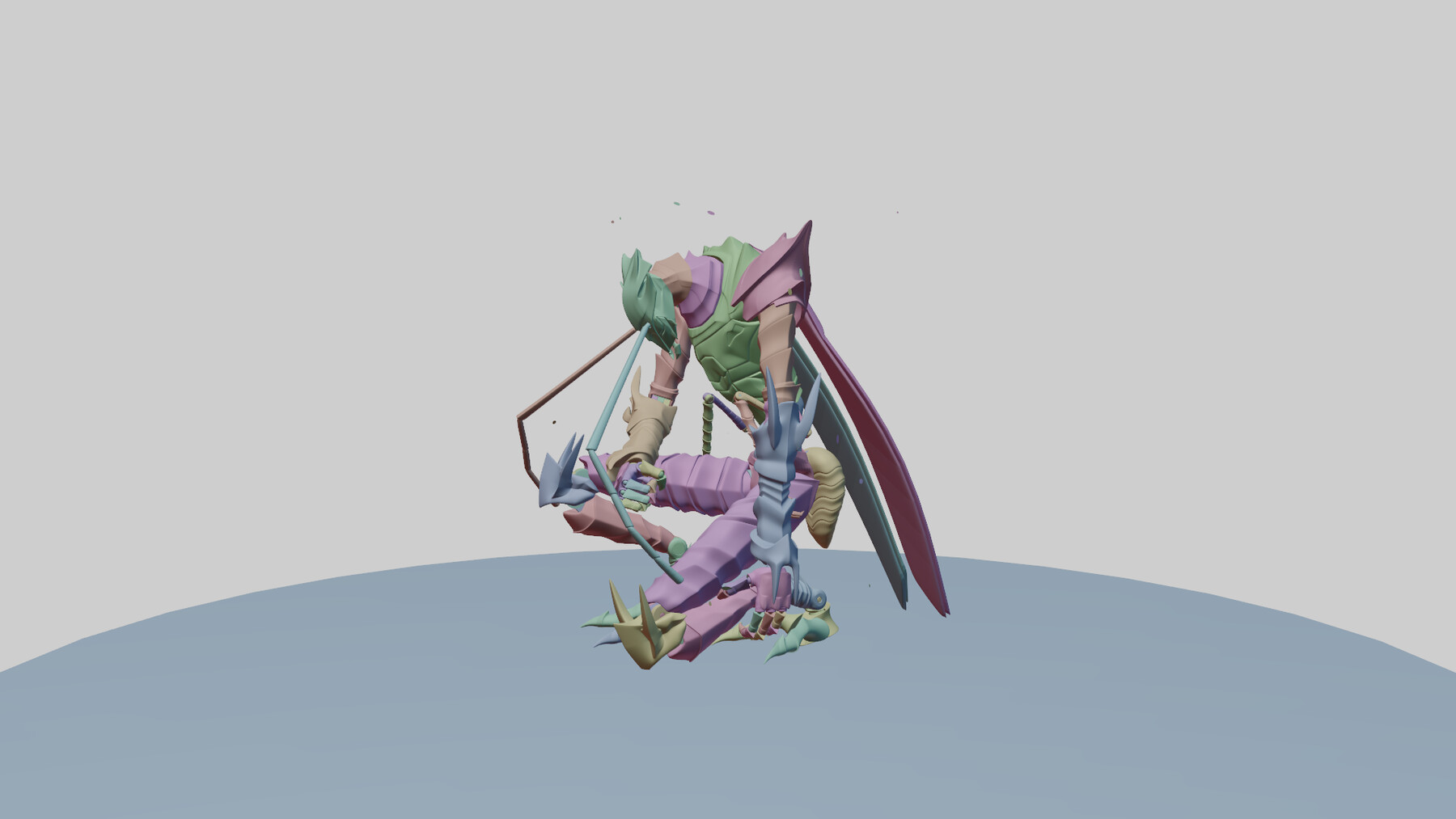 ArtStation - Concept Action Figure 3d Model for 3d print: Beru-Shadow ...