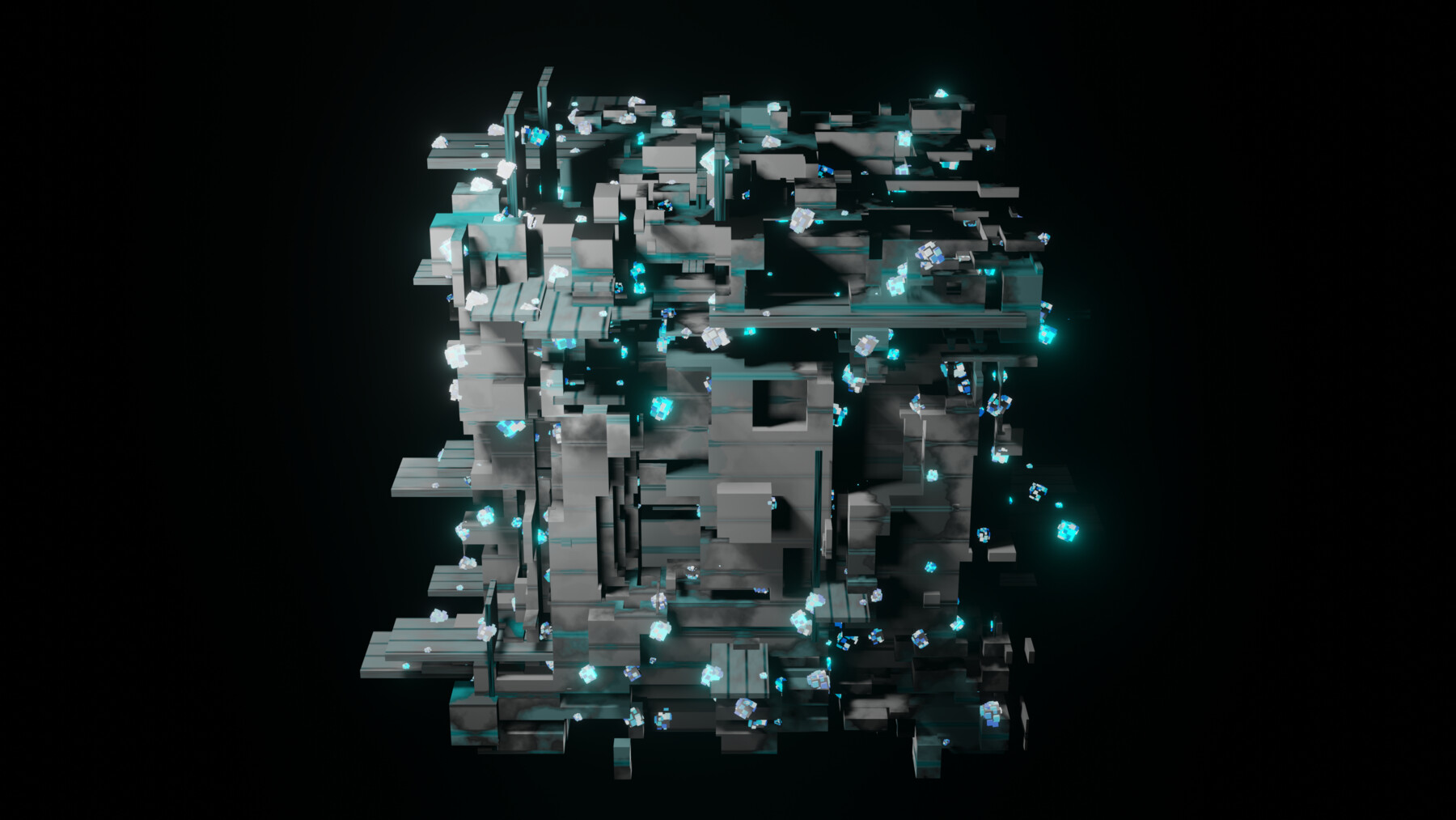 ArtStation - Glowing Sci-Fi Cube | Game Assets