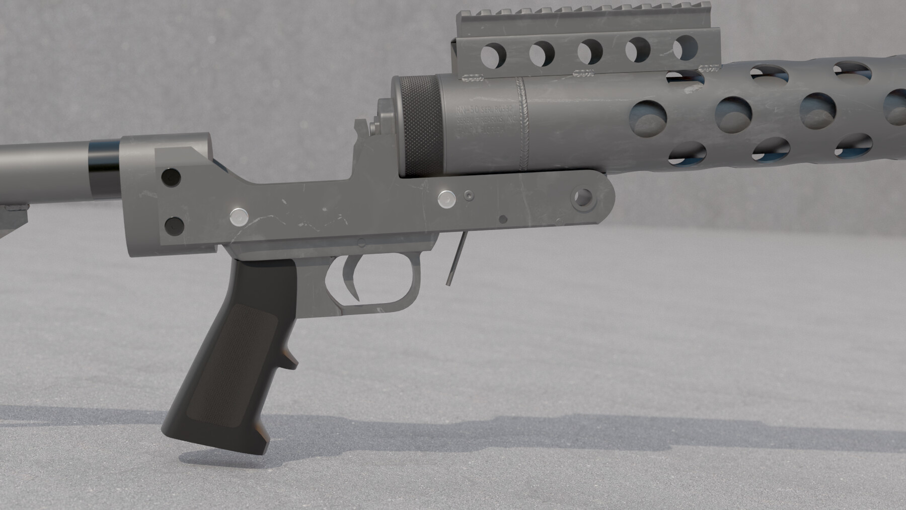 ArtStation - Serbu RN 50 rigged | Resources