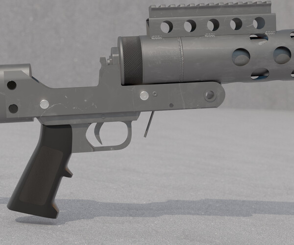 ArtStation - Serbu RN 50 rigged | Resources