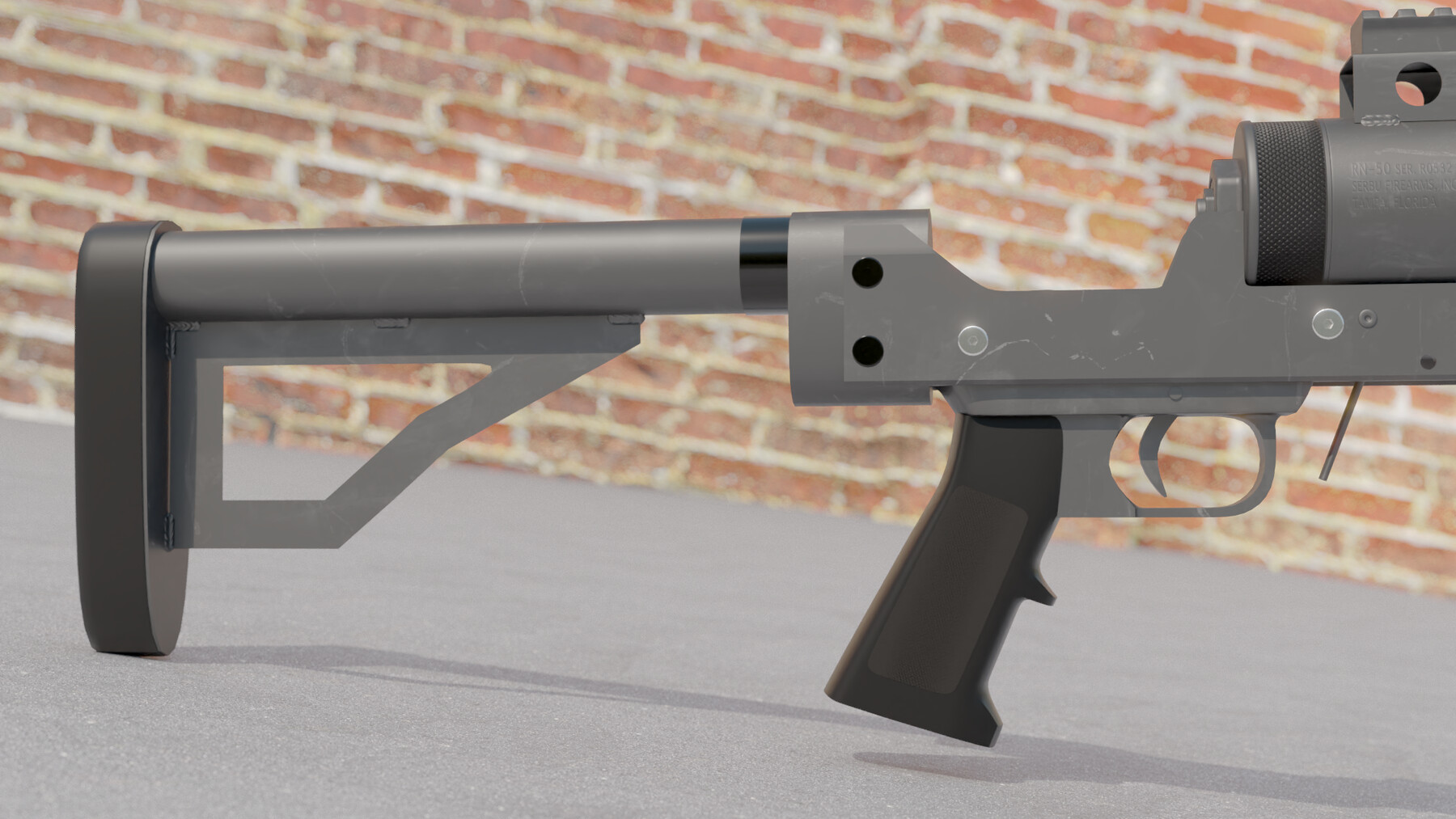 ArtStation - Serbu RN 50 rigged | Resources