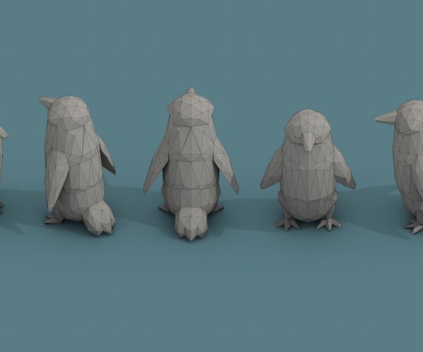 ArtStation - Low Poly Animal Isometric Icon Pack 05 | Game Assets