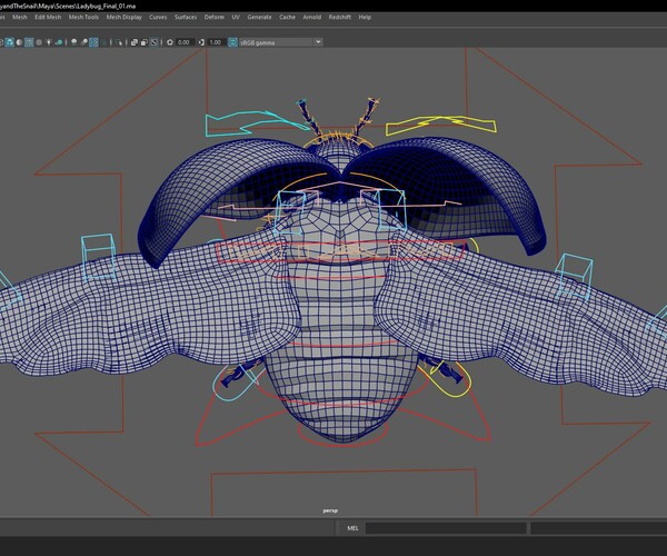 ArtStation - Hyper Realistic Ladybug Rig | Resources