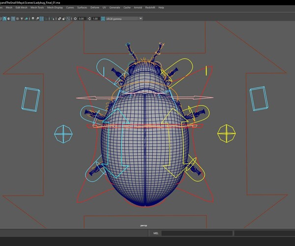 ArtStation - Hyper Realistic Ladybug Rig | Resources
