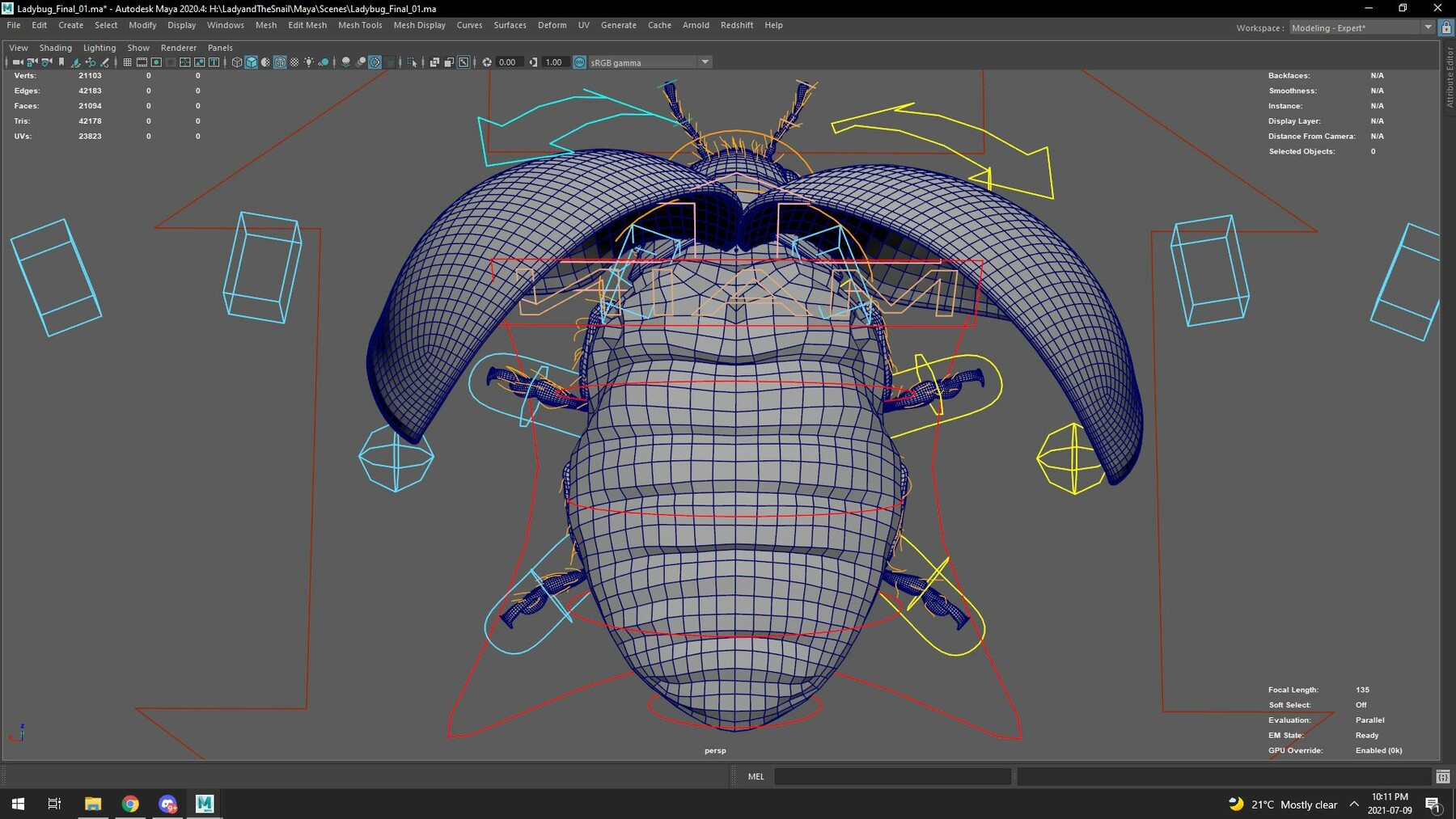 ArtStation - Hyper Realistic Ladybug Rig | Resources