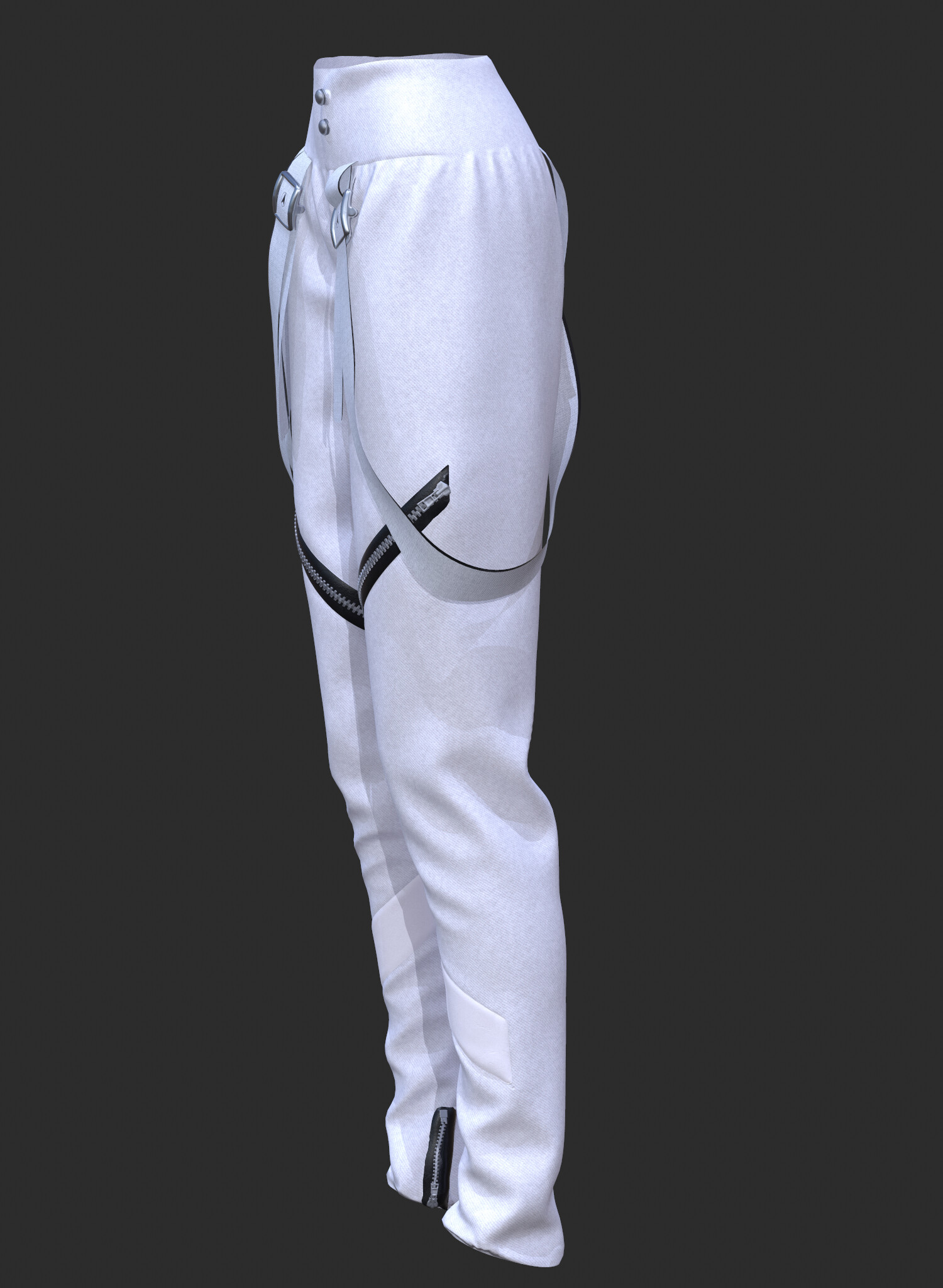 ArtStation - Pants and suspenders | Game Assets