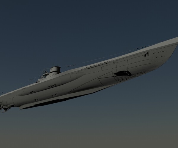 ArtStation - U-boat Type VII 3d model | Resources