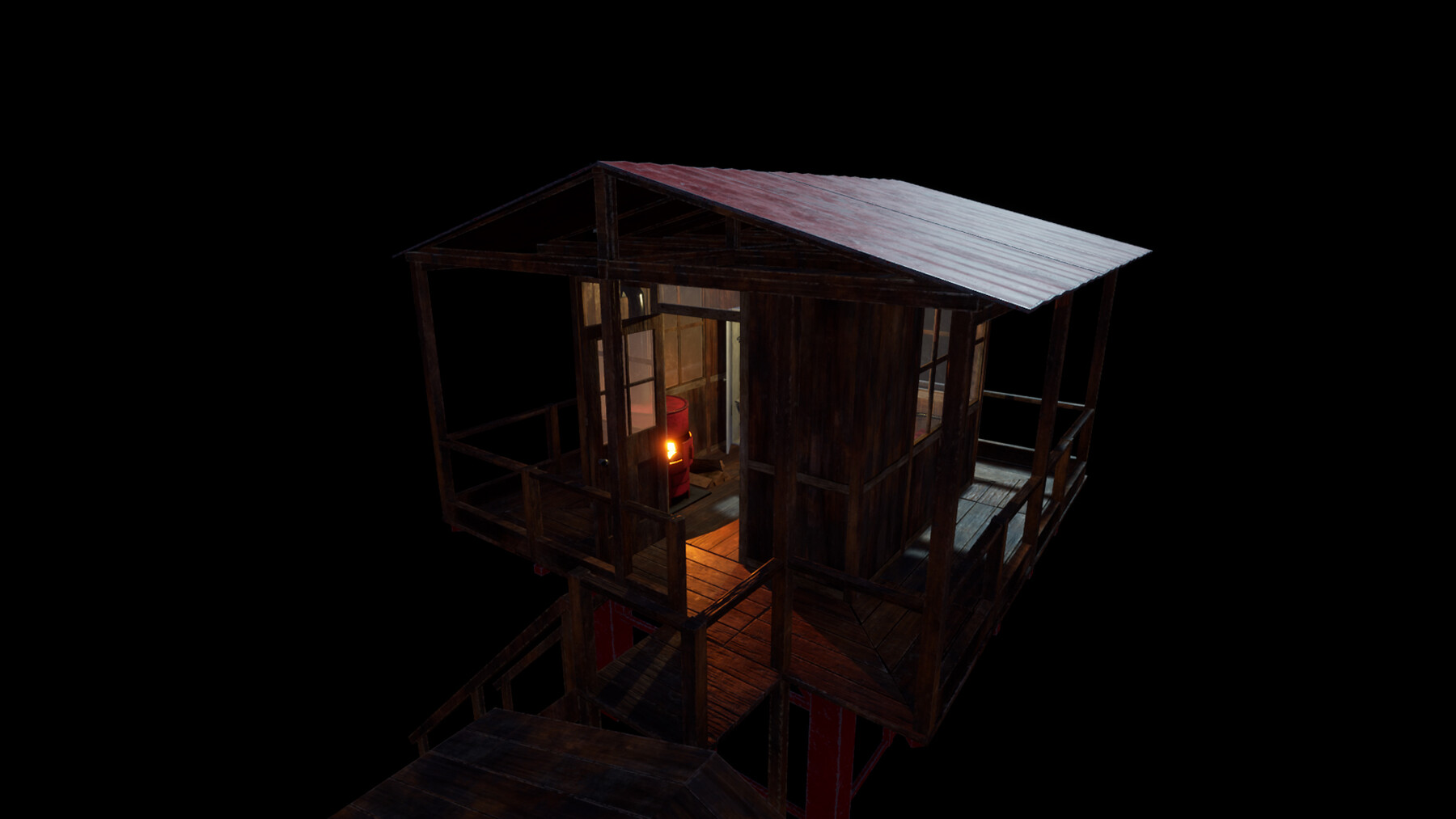 ArtStation - Modular Watchtower and house | Game Assets