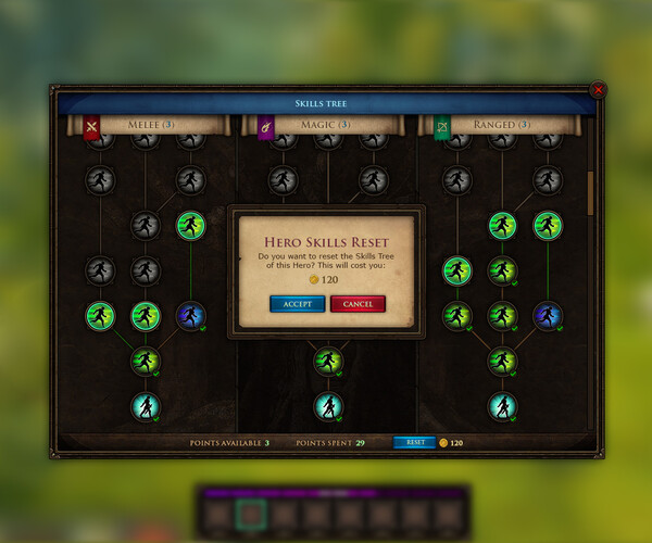 ArtStation - MMORPG UI: Skills Tree | Game Assets