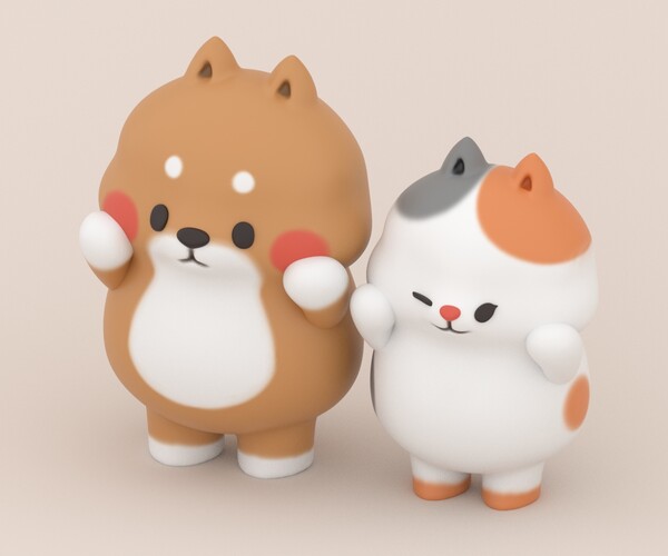 ArtStation - Yuta and Bella - Tonton Friends Fan Art - 3D Print Models ...
