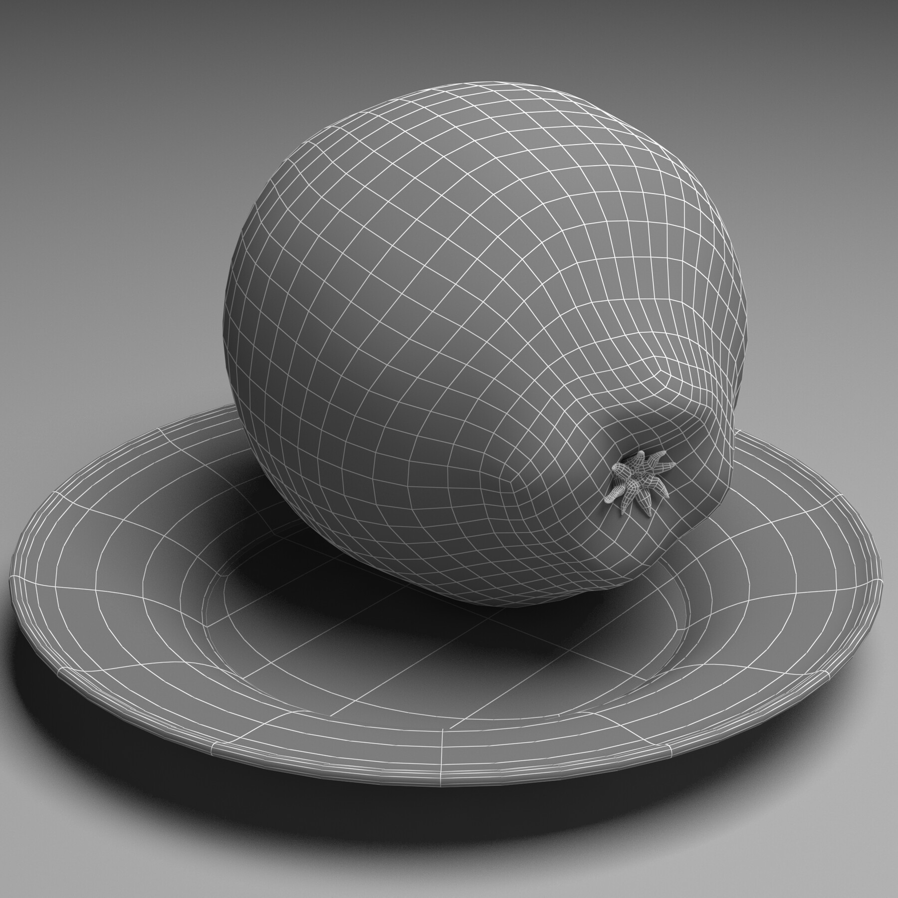 ArtStation - Apple on a plate | Resources