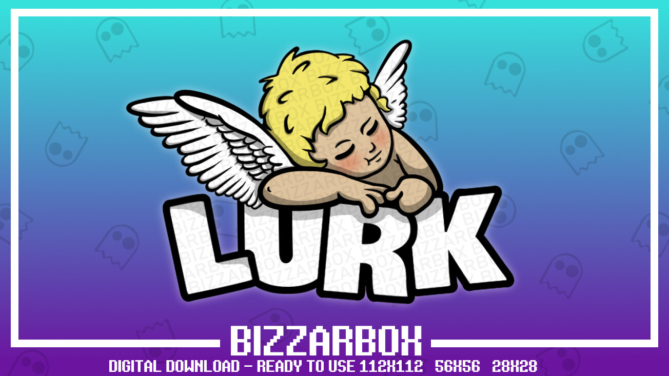 ArtStation - Twitch Emote: Angel Lurk | Artworks