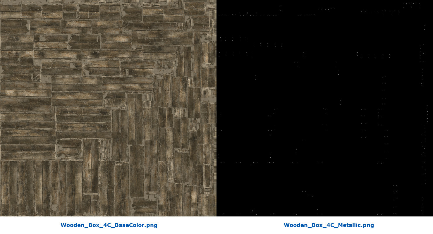 ArtStation - Wooden Box 4C | Game Assets