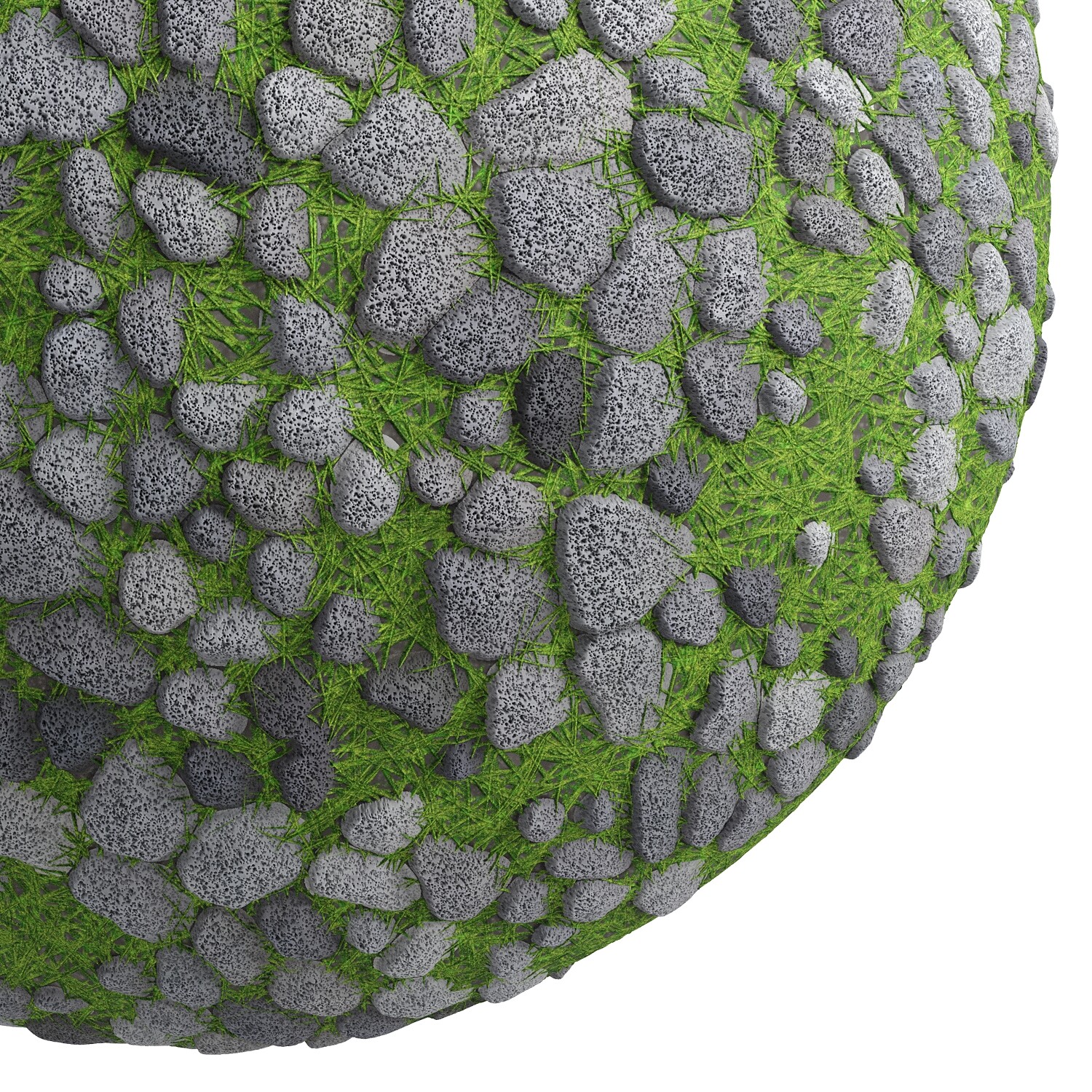 ArtStation - Grass Stone Materials1- By 3 color, Pbr By Sbsar, 4k ...