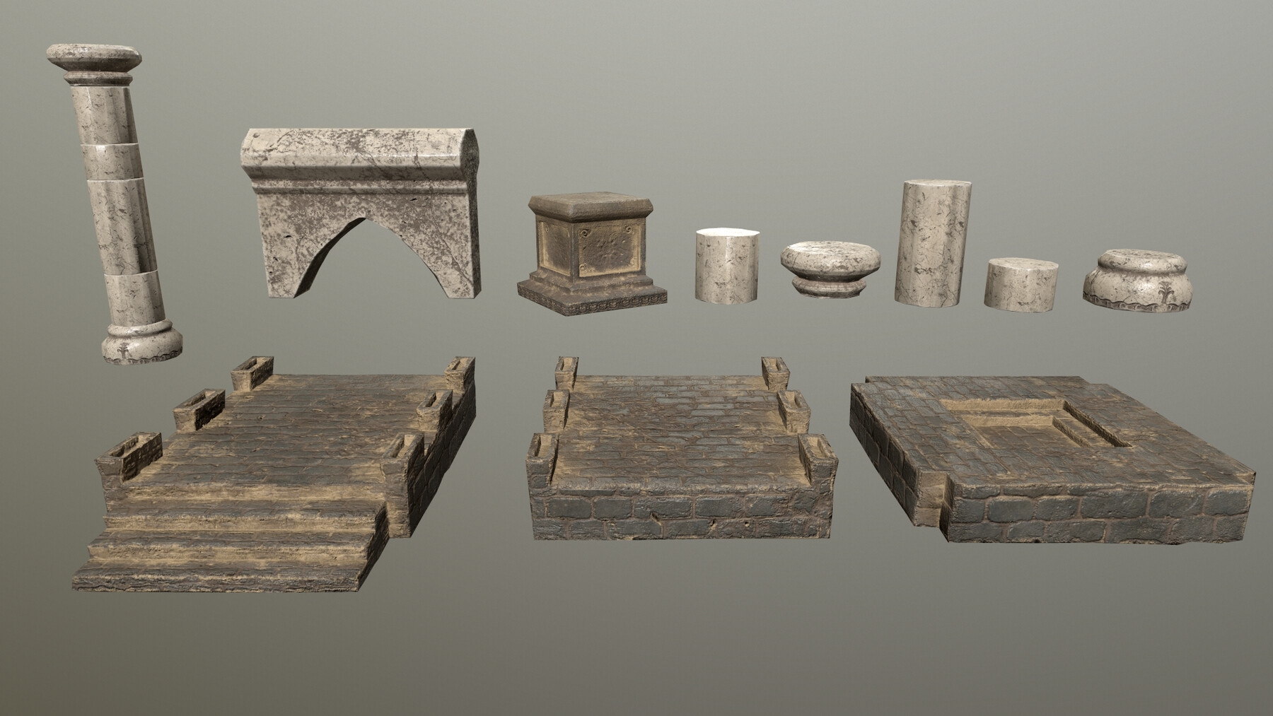 ArtStation - Altar Set | Game Assets