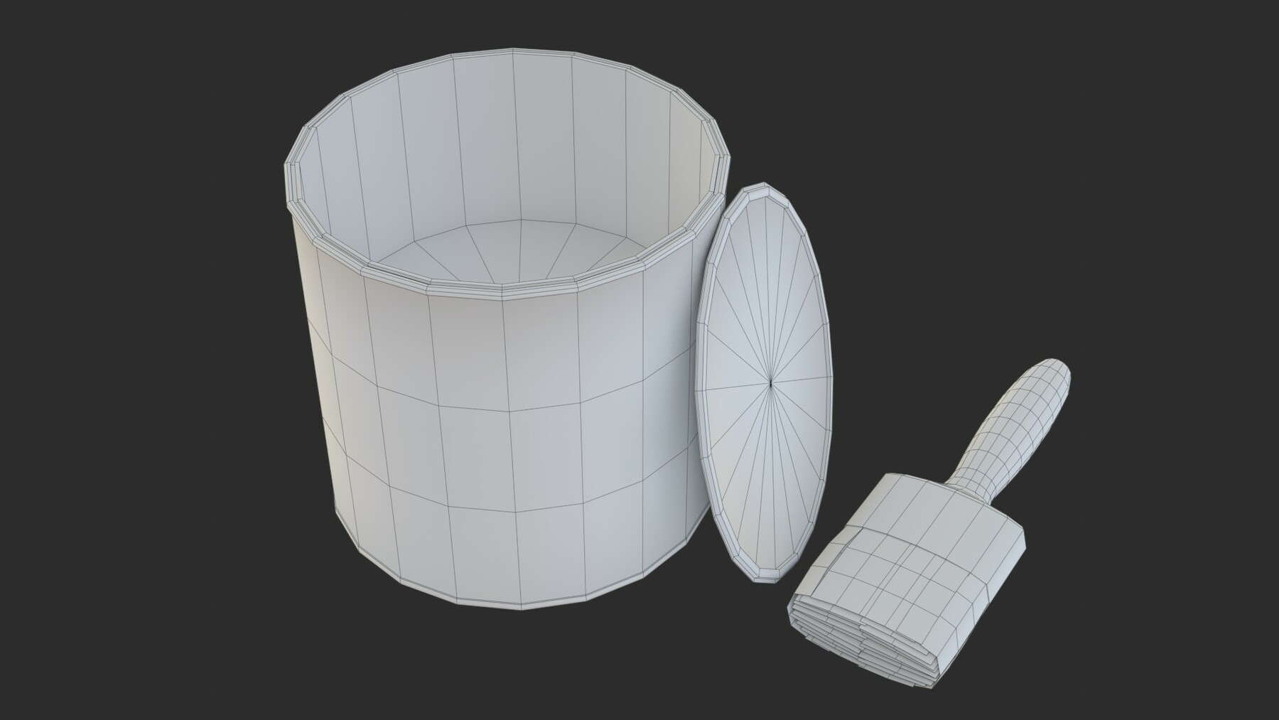 ArtStation - Paint Bucket and Paint Brush | Game Assets