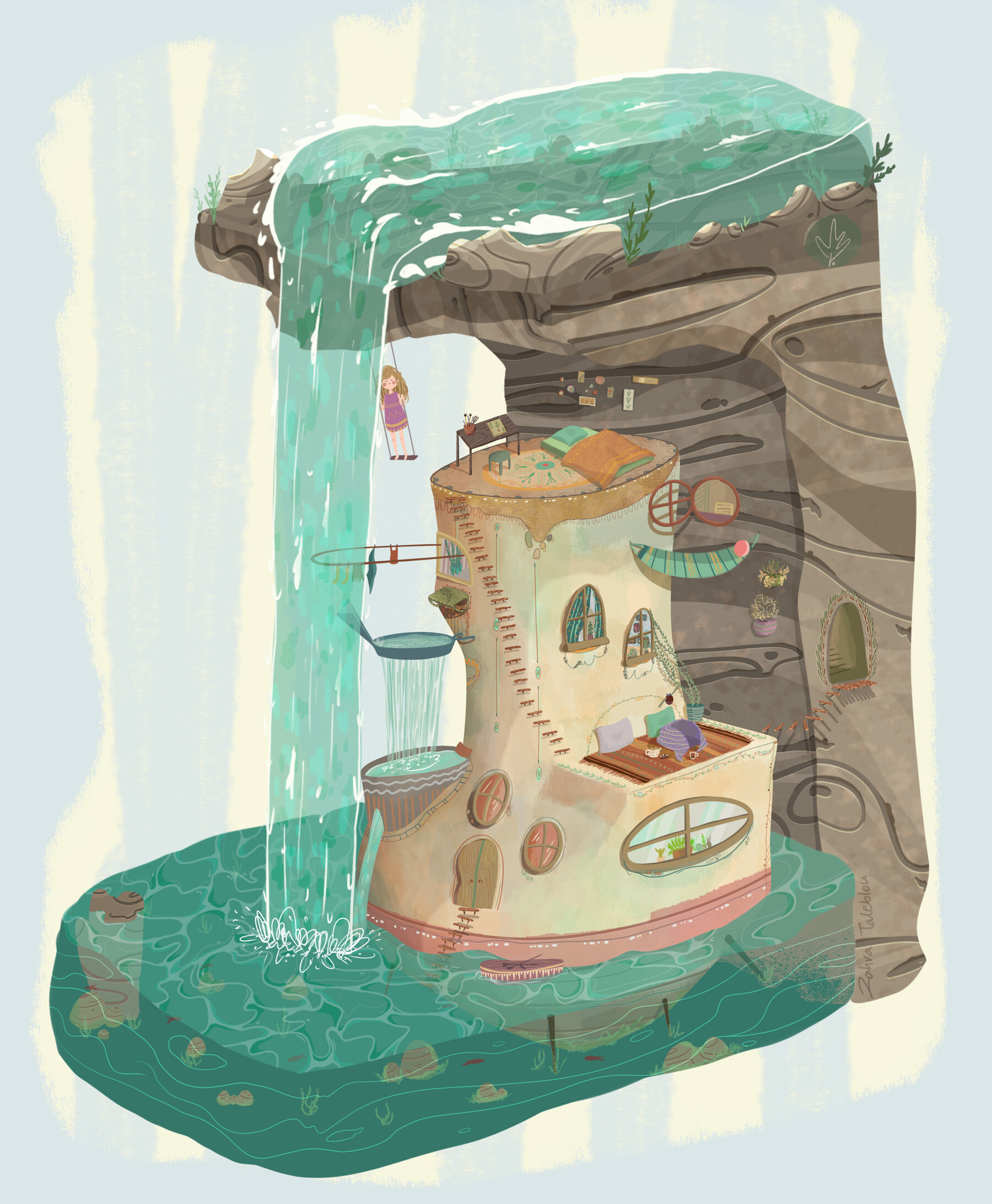 ArtStation - Life Waterfall | Artworks