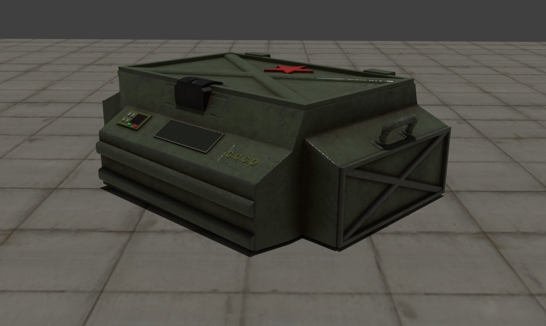 ArtStation - Dasvidania tovarich (Low-poly 3D model) | Resources