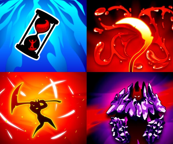 ArtStation - 300+ Icons for TCG with Frames, Backs and Avatars. Unreal ...